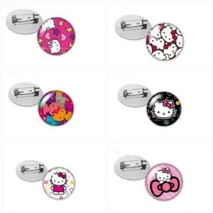 Hello Kitty | Jewelry | 8 Glass Hello Kitty Pins | Poshmark